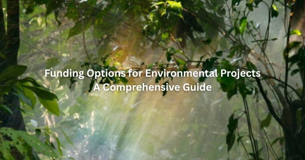 Funding options for environmental projects: A comprehensive guide ...